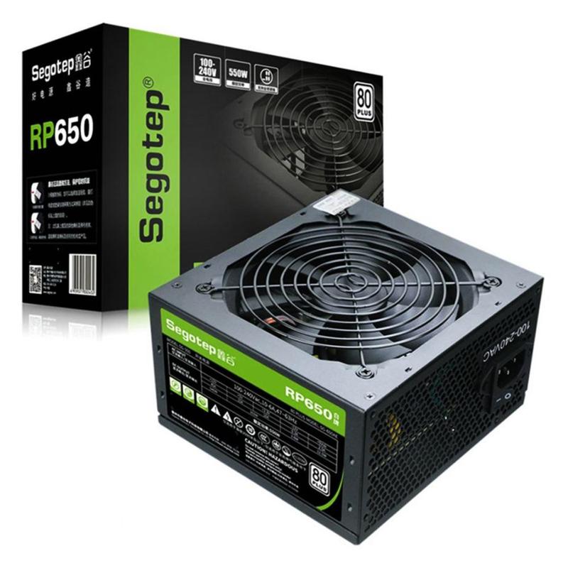 Fonte 550w Bivolt 80 Plus Bronze Pfc Ativo RP650 Segotep - Fonte de ...