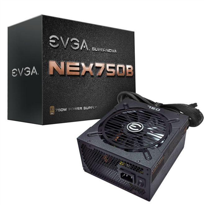 Fonte 750W Cpu 80 Plus Bronze Bivolt 110-B1-0750-Vr Evga - Fonte de ...