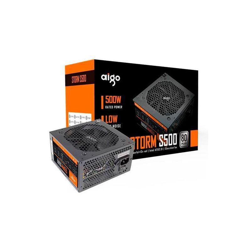 Fonte Aigo Storm S500 Atx 500W 80 Plus Branco 110~220V - Fonte de ...