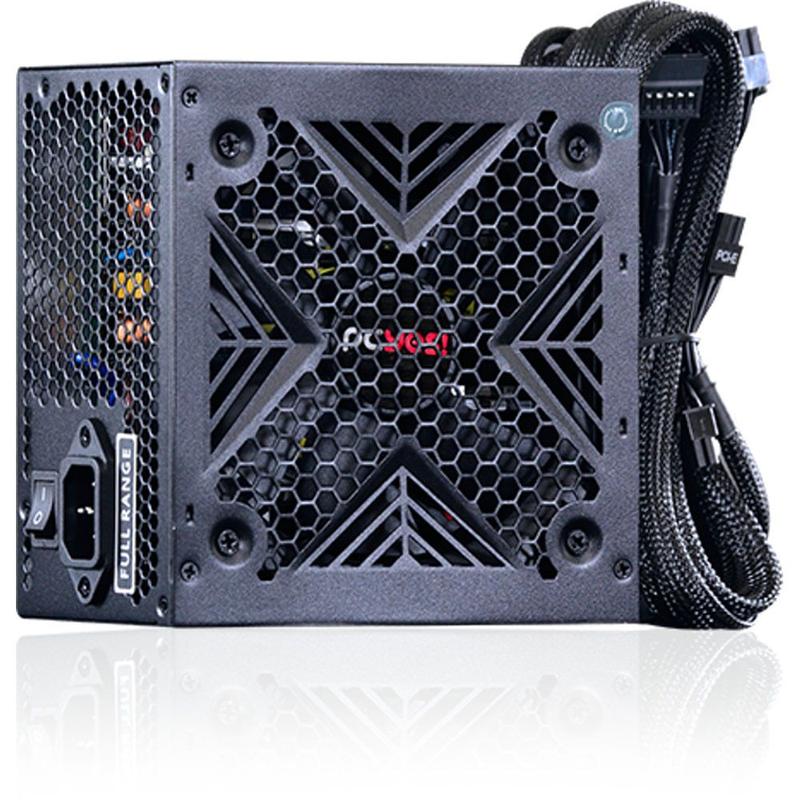 Fonte ATX - 500W - PCYes Shocker - 80 Plus - Preta - 24417 - Fonte de ...