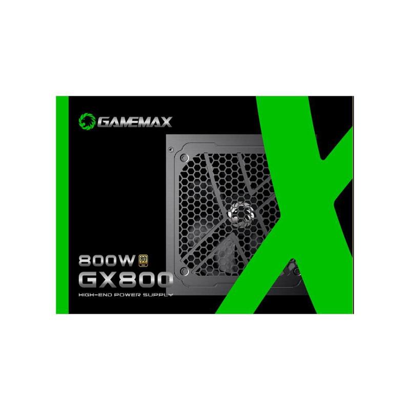 Fonte ATX Gamemax GX800, 800W 80 Plus Gold, Black, PFC Ativo ...