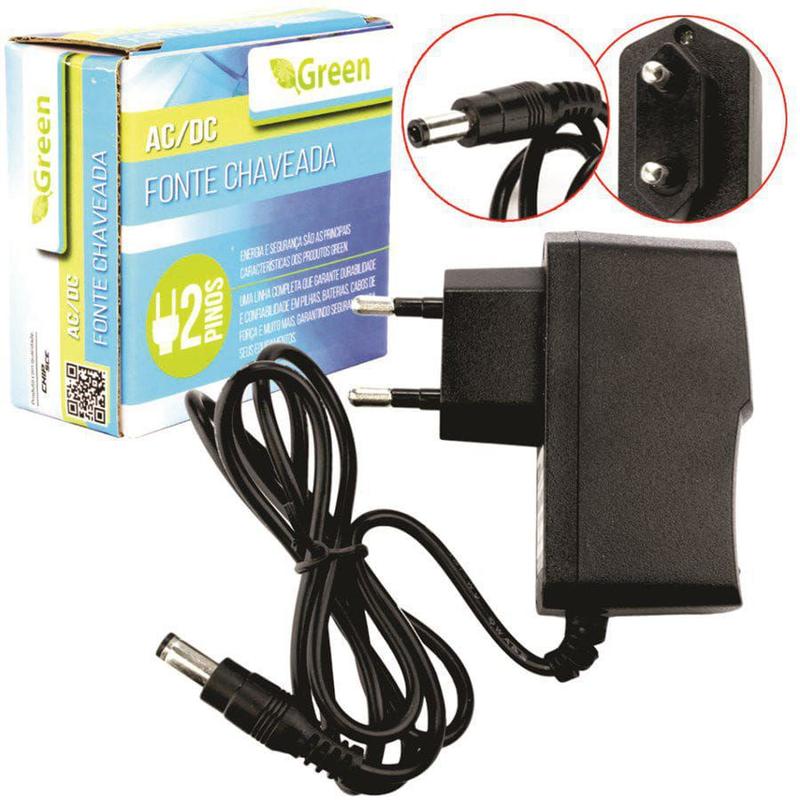 Fonte Chaveada 9V - 1A - Green - Fonte Chaveada - Magazine Luiza