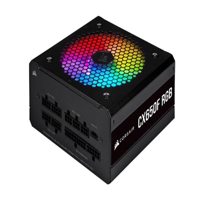 Fonte corsair 650w 80 plus bronze full modular rgb cx650f - cp-9020217 ...