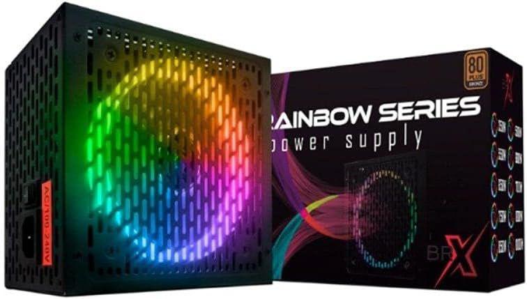 Fonte de Alimentação Brx Rainbow 80 Plus 850w Rgb Bivolt - Fonte de ...