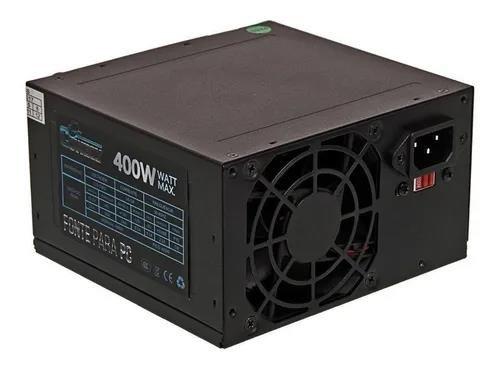 Fonte De Alimentação Para PC 400W Preta KP-532 - Knupp - Fonte para ...