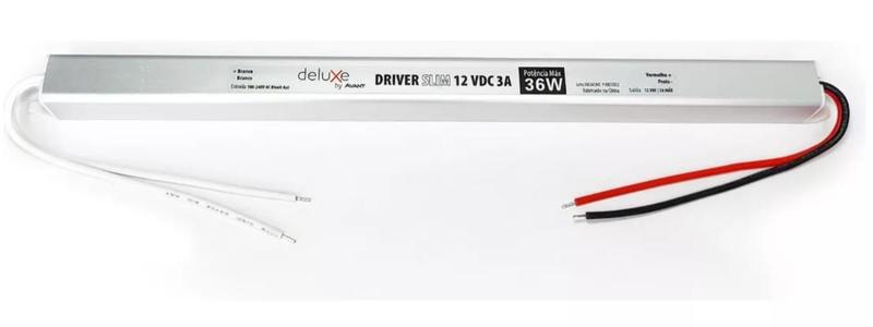 Fonte Driver Slim Avant Deluxe 12V 3A 36W Bivolt Para Fita Led - Fita ...