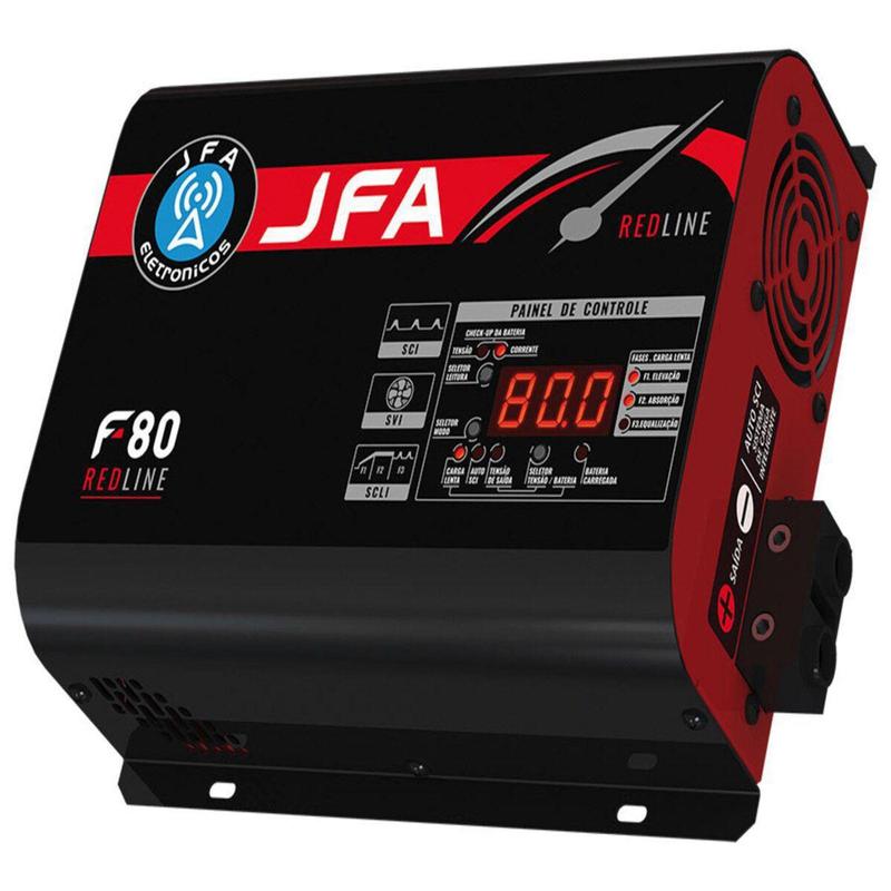 Fonte Jfa 80a Red Line Bi-volt Carga Inteligente F80 - Fonte de ...