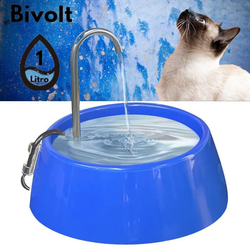 Fonte Mec Pet Little Azul 1L - Outros Pets - Magazine Luiza