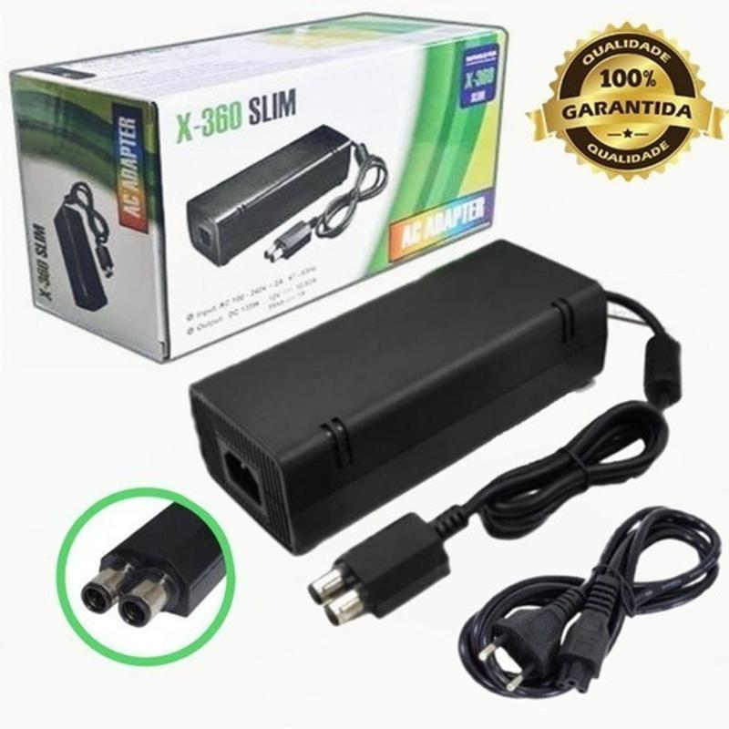 Fonte para Xbox 360 Slim Video Game Bivolt 110v 220v 2 Pinos - Ecoodata ...