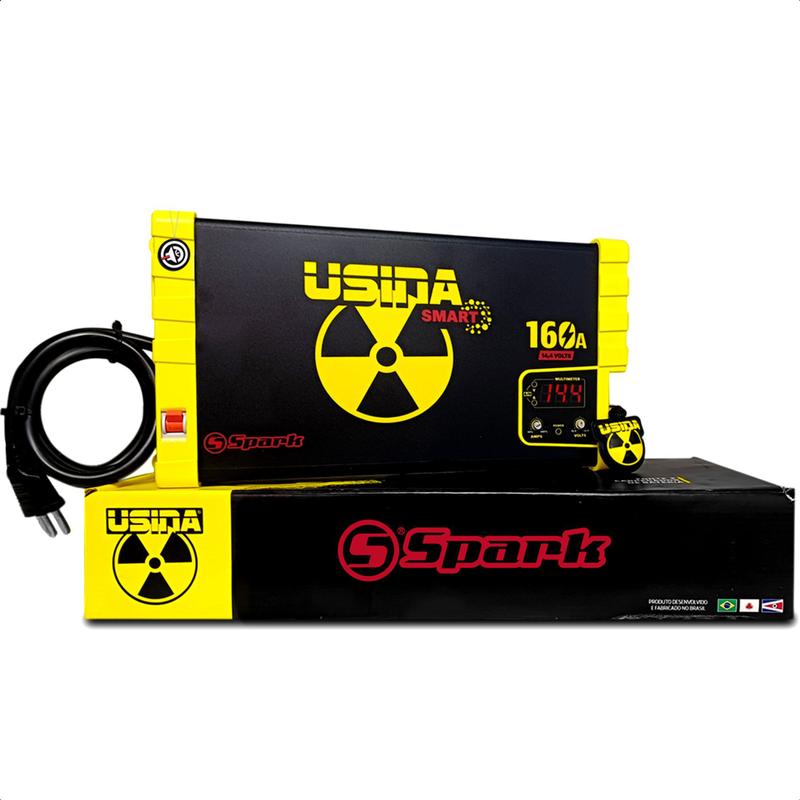 Fonte Usina Spark 160A Amperes 12V Volts Com Voltímetro Digital Para ...