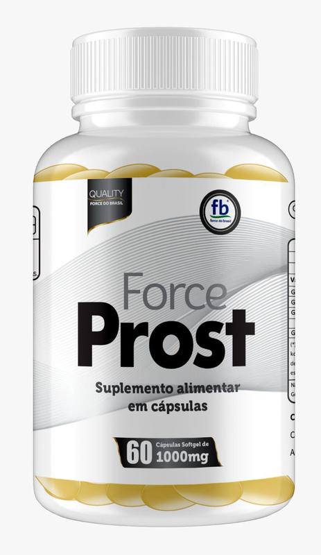 Force prost abobora + vitamina e - 60 capsulas - 1000mg - Force do ...