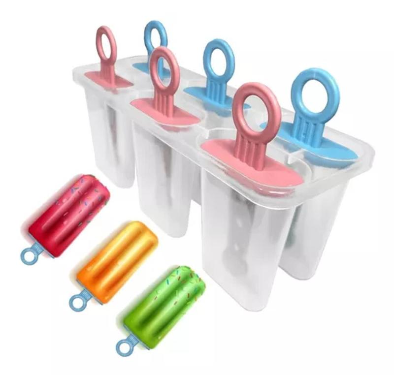 Forma 6 Moldes De Sorvete Palito Picole Paleta Geladinho - wilson ...