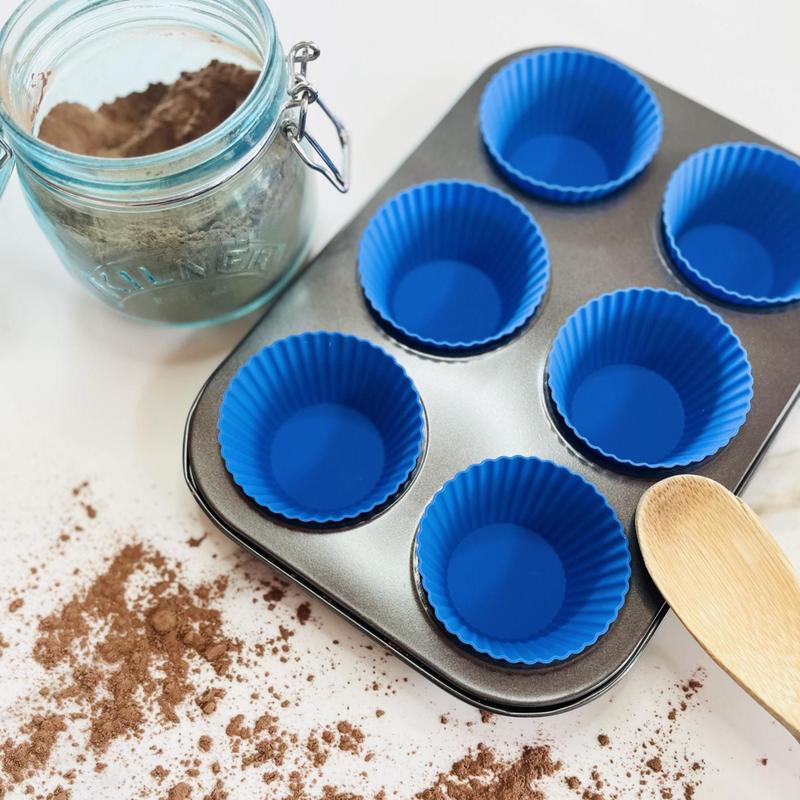 Forma Cup Cake Pão de Queijo Empada 6 cavidades + 6 forminhas de silicione - Ingá - Forma de ...