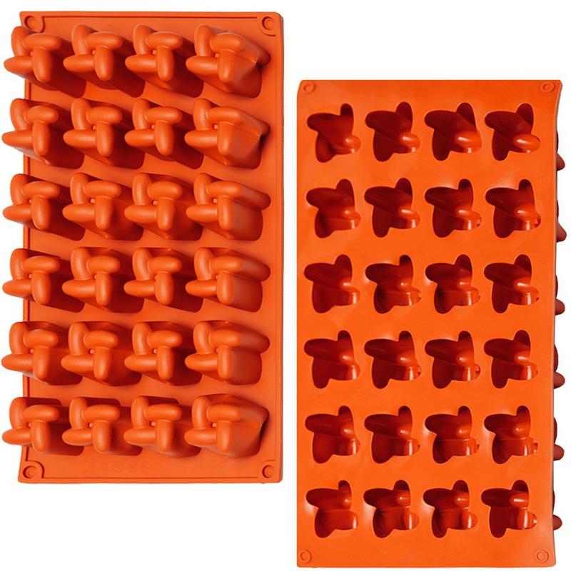 forma de chocolate com 24 cavidades de silicone 29x16cm - 123 UTIL ...