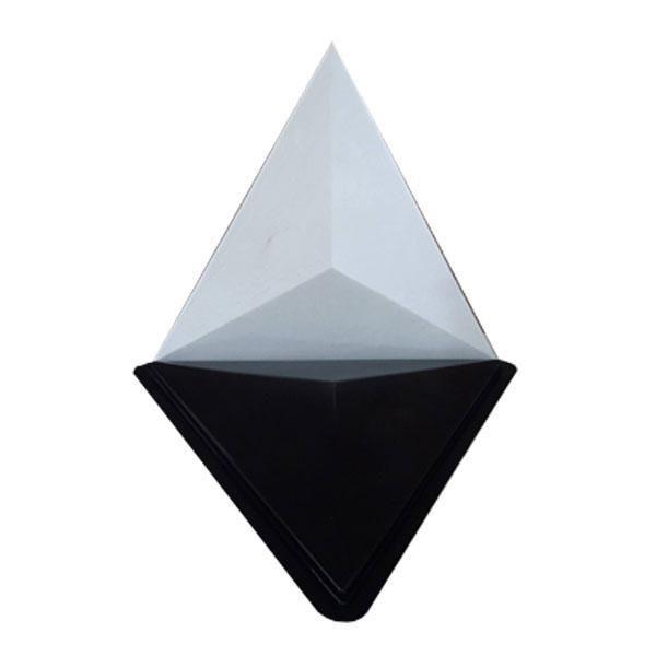 Forma De Gesso 3D Abs 2Mm Triangulo 50X50 Cm - Gesso Secco - Gesso para ...