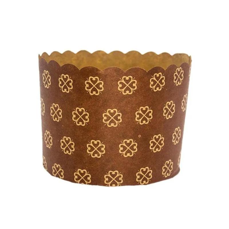 Forma de Papel Panetone 500g com 12 Unidades - SULFORMAS - Formas e ...