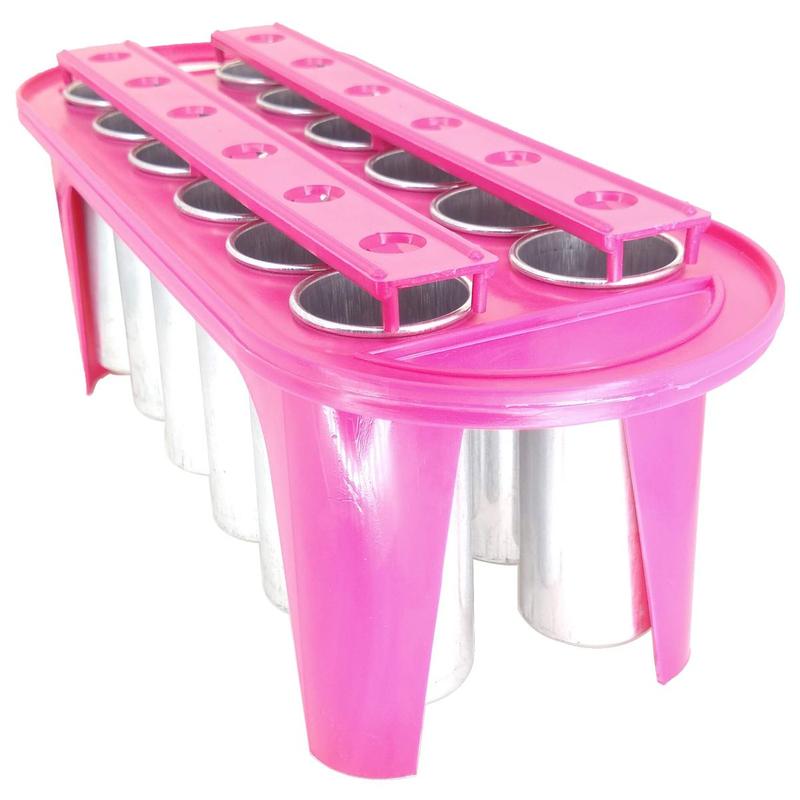 Forma de Picole Redondo Aluminio 12 Picoles Laranja - Gallizzi - Forma ...