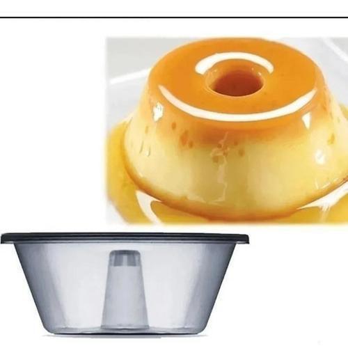 Forma De Pudim Plástico Grande Com Tampa 500Ml - 30 Unidades ...