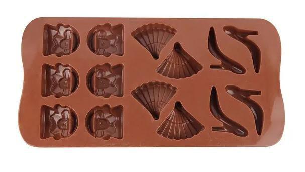 Forma De Silicone Molde Chocolate Bombom Gelatina Profissional De ...