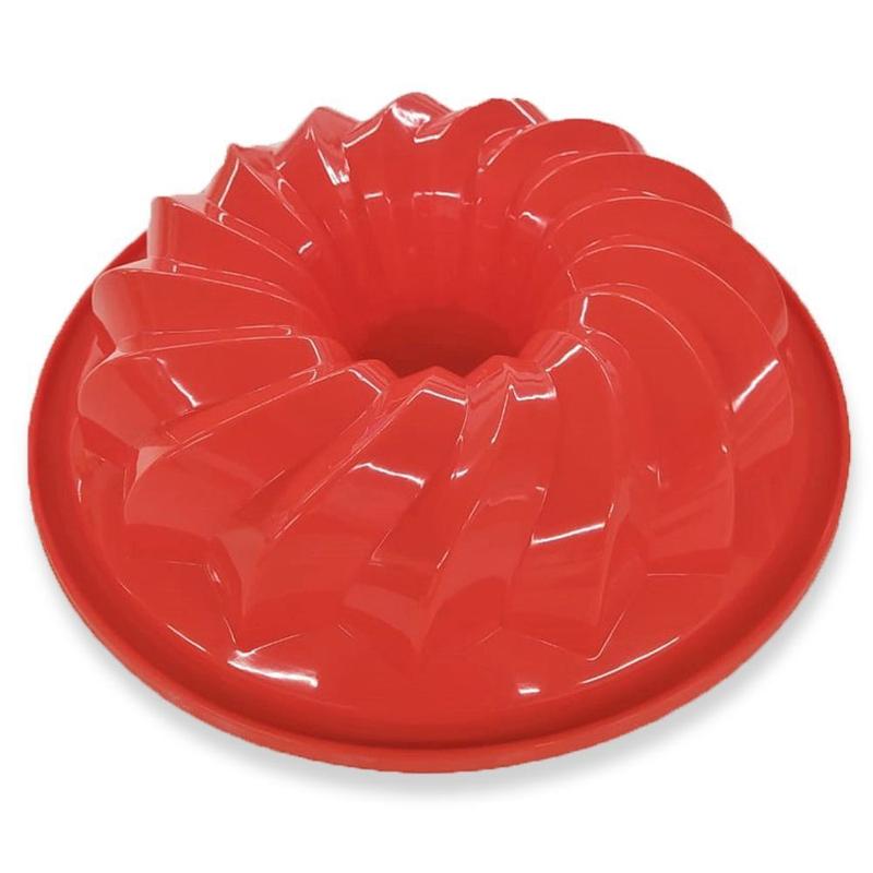 Forma de Silicone Vermelha 25,5x5,5 cm - Em Casa Tem - Emcasatem - Formas e Assadeiras ...