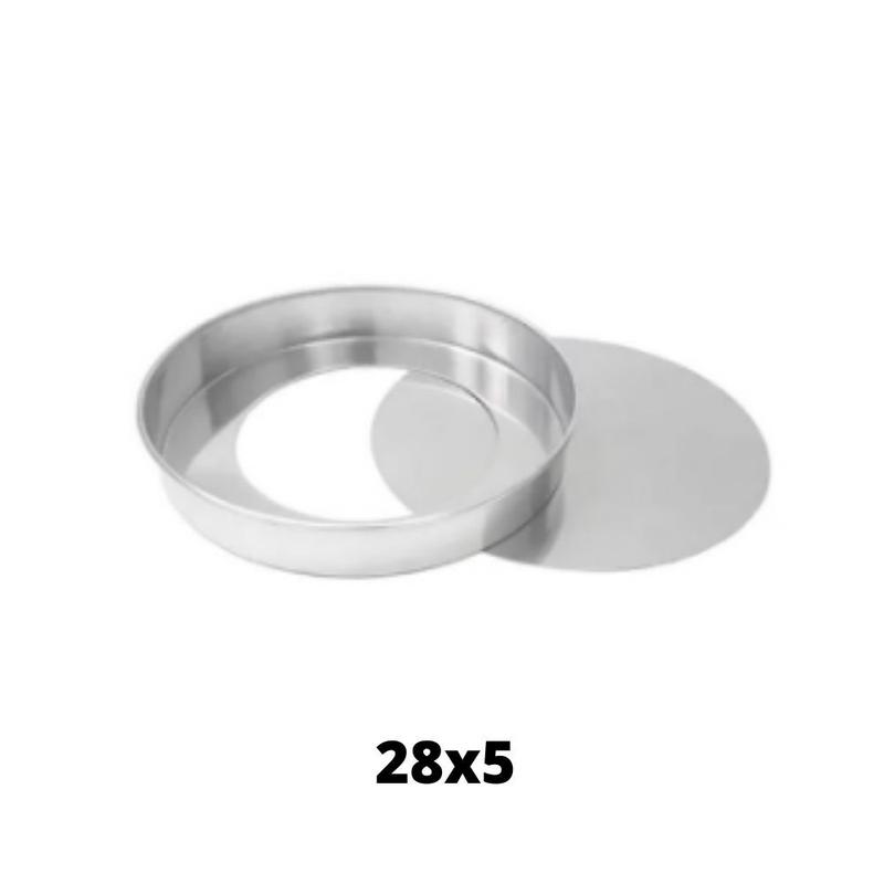 Forma de Torta Alumínio Circular 5cm (altura) - Formas e Assadeiras ...