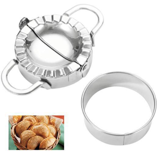 Forma E Aro Molde Mini Pastel Festa Ravioli Gyoza Aço Inox ...