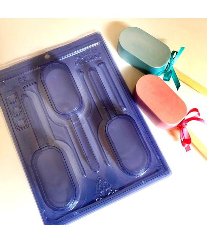 Forma para Chocolate Picolé Popsicle Ref. 52 - Pct 2 formas - Porto ...