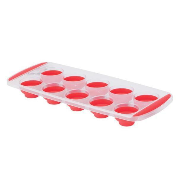 Forma para gelo retrátil silicone Uny Gift 30cm vermelha - Forma de ...