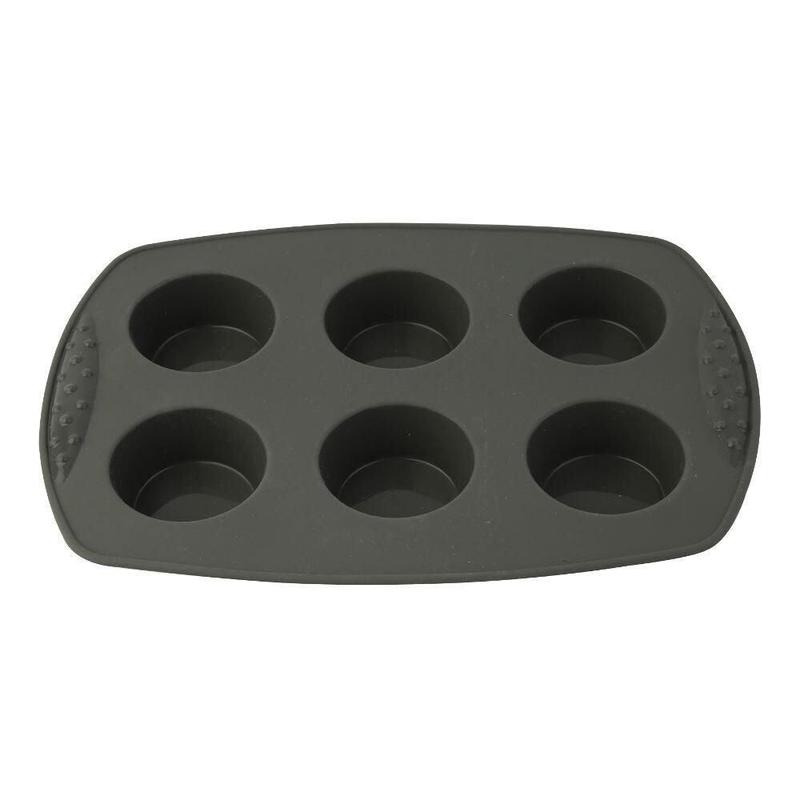 Forma para Muffin de Silicone Cinza - A/CASA - Formas e Assadeiras ...