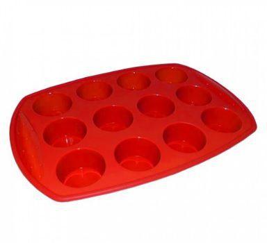 Forma para muffins de silicone para 12 unidades - Hercules (Cód. 4024 ...