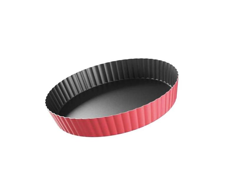 Forma para Quiche Brinox Cereja com Fundo Removível Ø 24 cm - Formas e ...