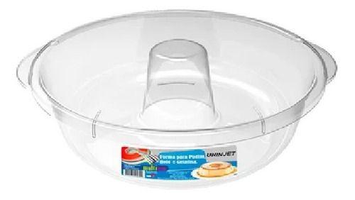 Forma Plástica De Pudim Para Microondas Perola - paviplasti - Formas e ...