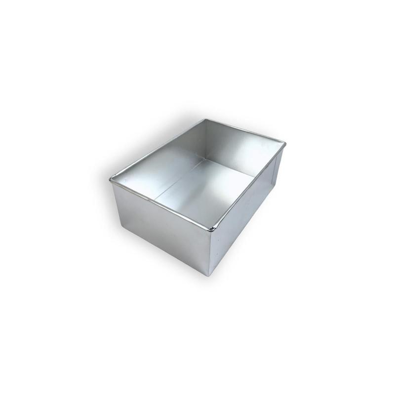 Forma Retangular Para Bolo Alta 20X15X10 Alumínio - Destac Formas ...