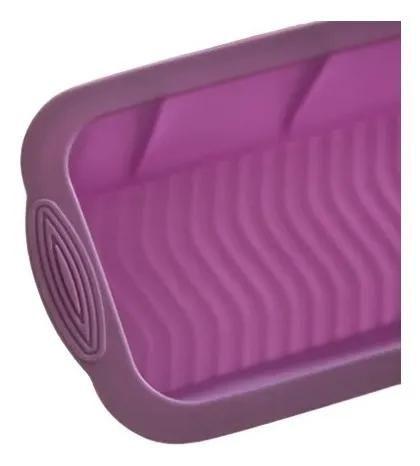 Forma Retangular para Bolo Torta 25x12x7cm em Silicone - homelandia ...