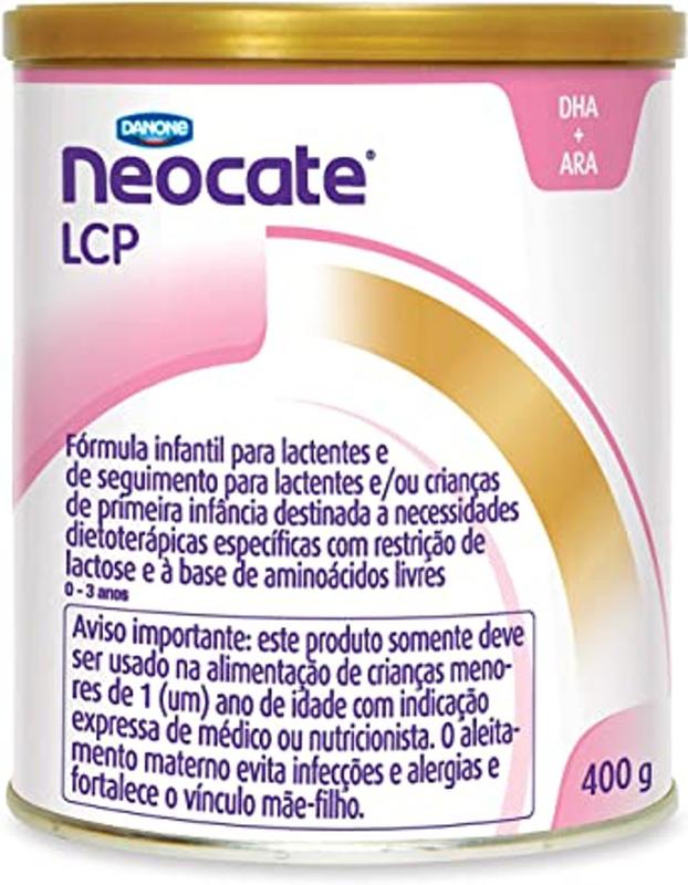 Fórmula infantil Neocate Lcp Upgrade 400g - Original - Danone - Fórmula ...