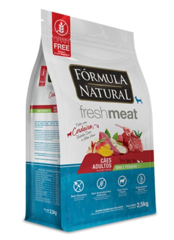 Fórmula Natural Fresh Meat Cães Cordeiro 2,5 Kg - Formula Natural ...