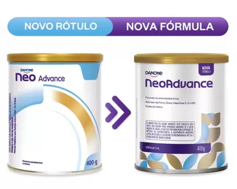 Formula Nutricional Neocate Advance 400g Envio IMEDIATO - DANONE ...