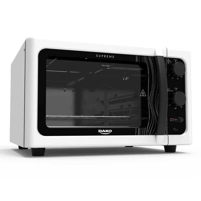 Forno Elétrico de Bancada Dako 44 Litros Supreme, Branco - Forno ...