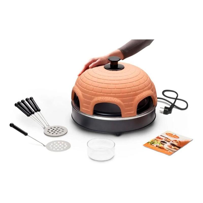 Forno Elétrico Mini Pizza 6 Bocas Portátil Vizzion 110v - Forno ...