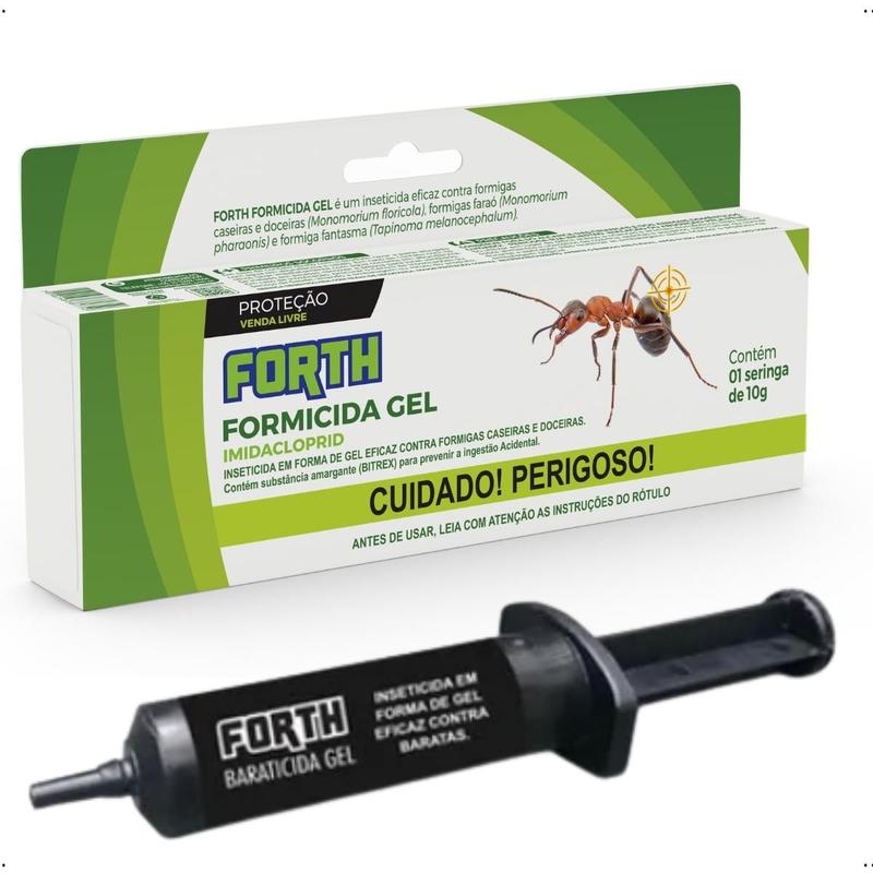 Forth Formicida Gel - Seringa 10g - C/ Trava De Segurança - Inseticidas ...
