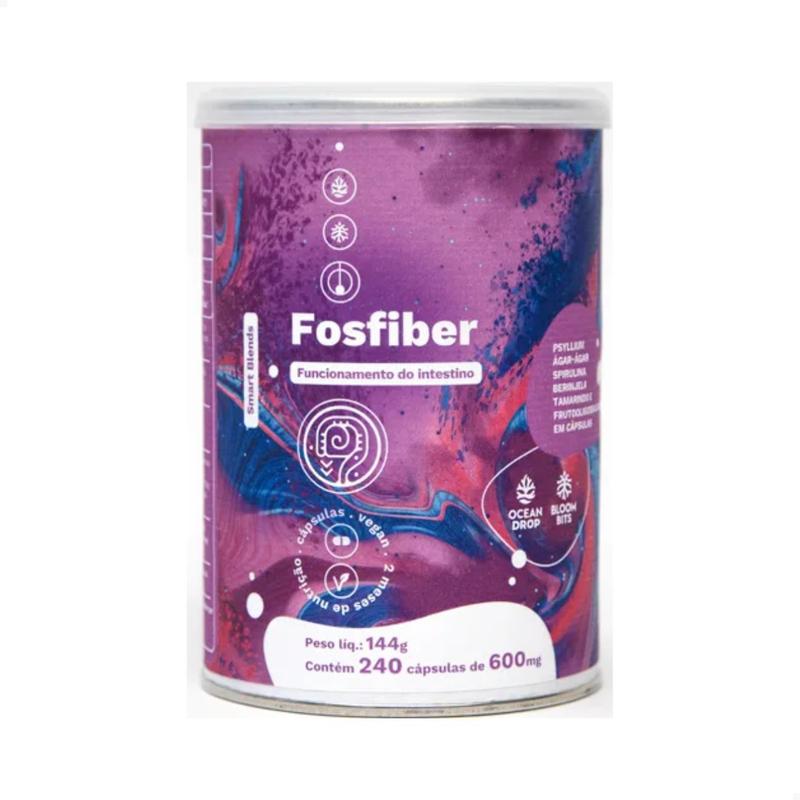 Fosfiber Funcionamento do Intestino 240 caps Ocean Drop - Fibras ...
