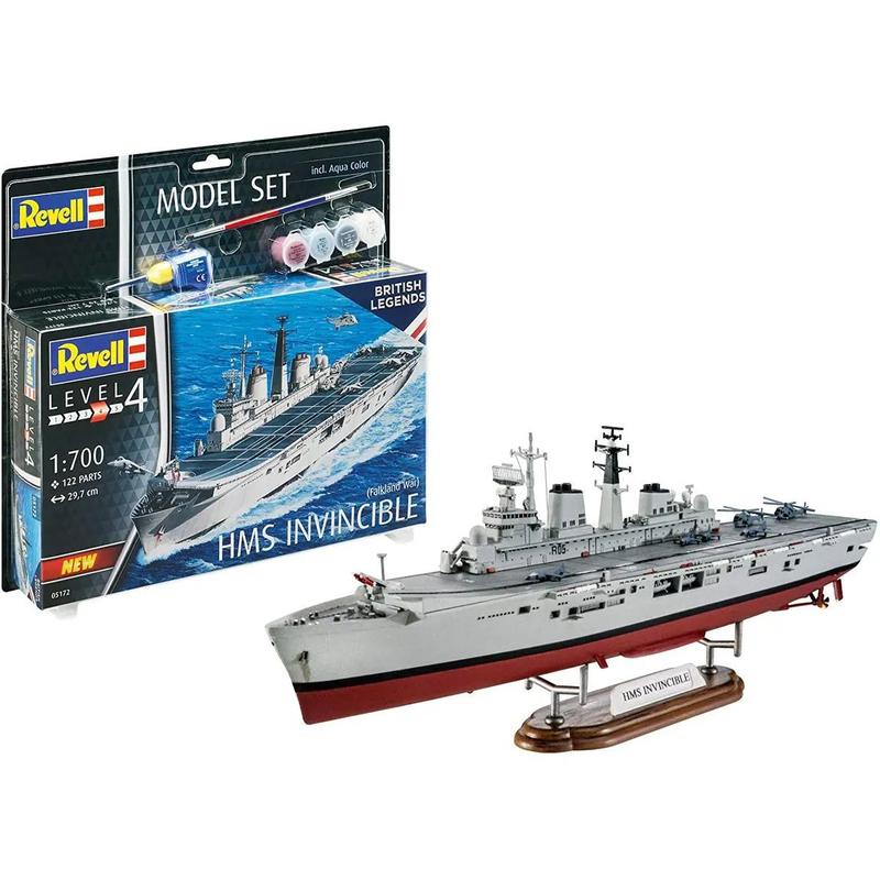 Fragata HMS Invincible 1:700 REV 65172 - Kit Completo para Montar ...