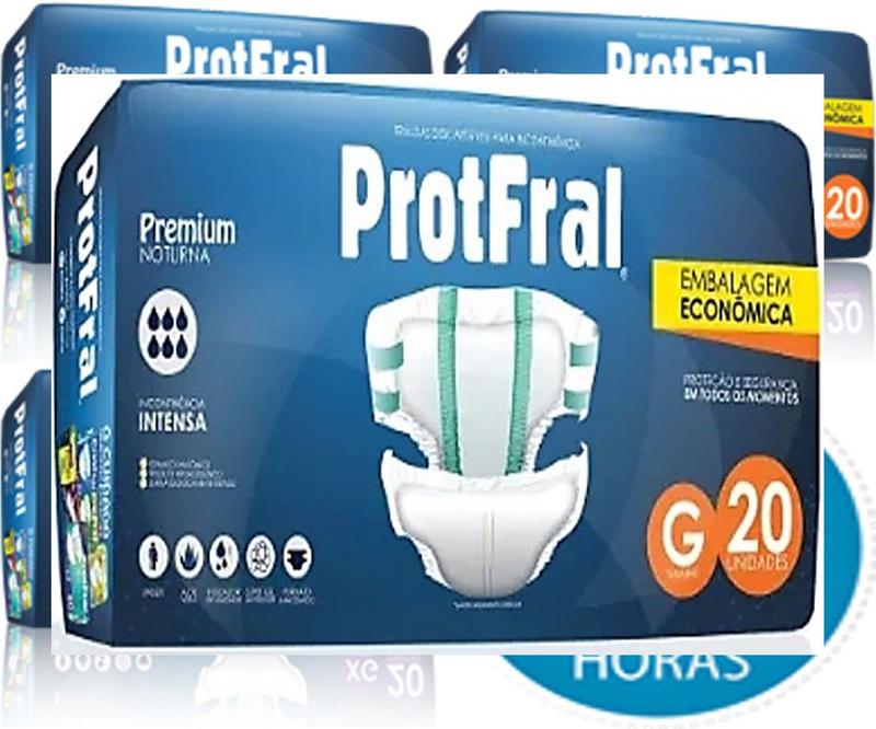 Fralda Adulto Protfral Premium Noturna - Fralda Geriátrica - Magazine Luiza