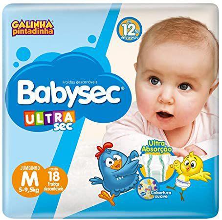 Fralda Babysec Galinha Pintadinha Jumbinho M 18un - Fralda Descartável ...