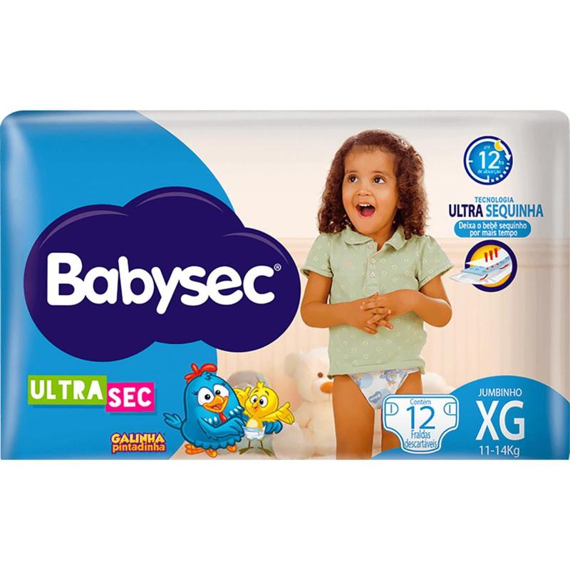 Fralda babysec galinha pintadinha jumbinho xg - Fralda Descartável ...