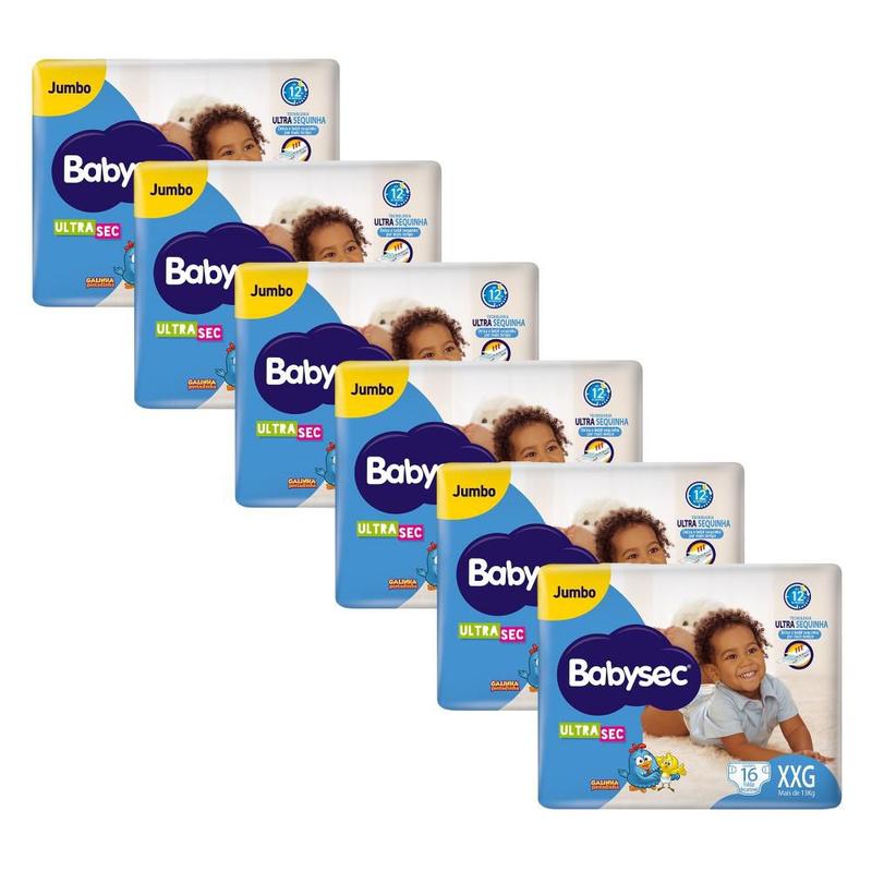 Fralda babysec ultrasec xxg 96 unidades - Fralda Descartável - Magazine ...
