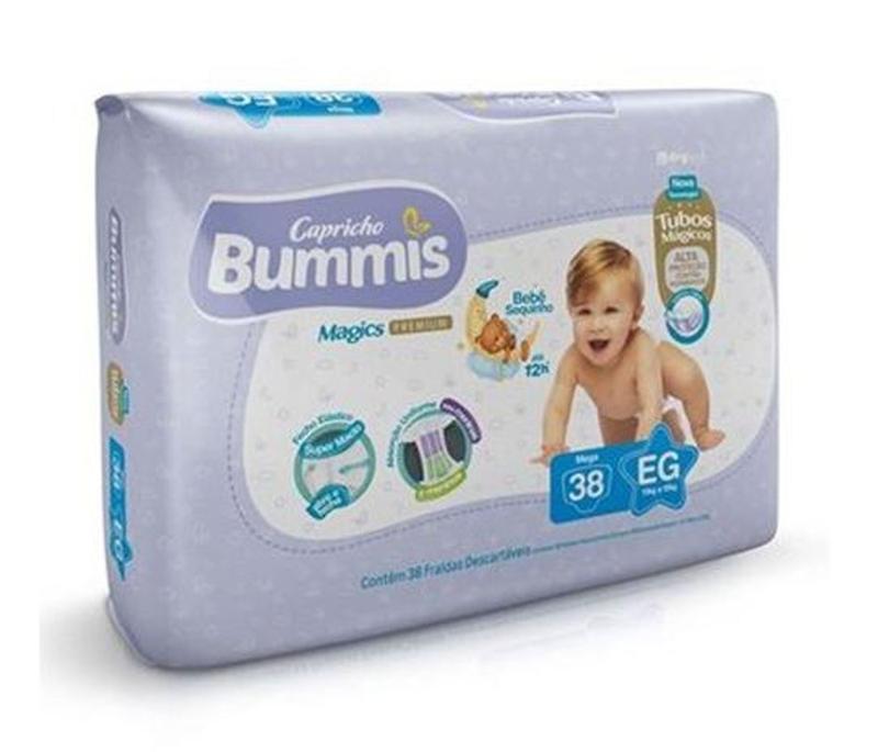 Fralda bummis magics premium tubos mágicos eg com 38 - 13kg a 15kg ...