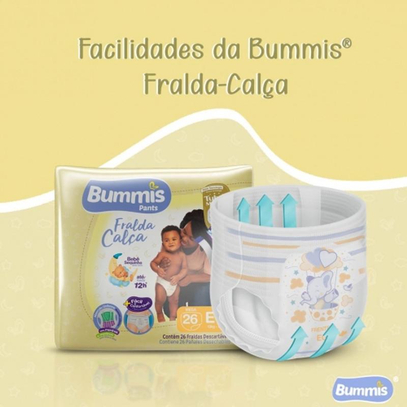 Fralda calça bummis tubos magicos g com 30 - 10kg a 13kg - CAPRICHO ...