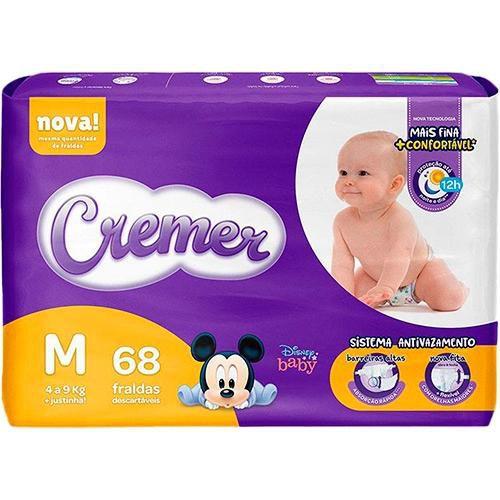 Fralda Cremer Baby Hiper Proteção Até Noite E Dia Tamanho M Com 68 ...