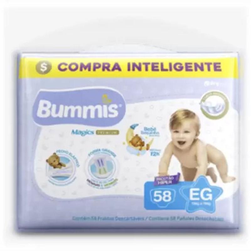 Fralda Descartável Bummis Magics Premium Pacote Hiper - Capricho ...